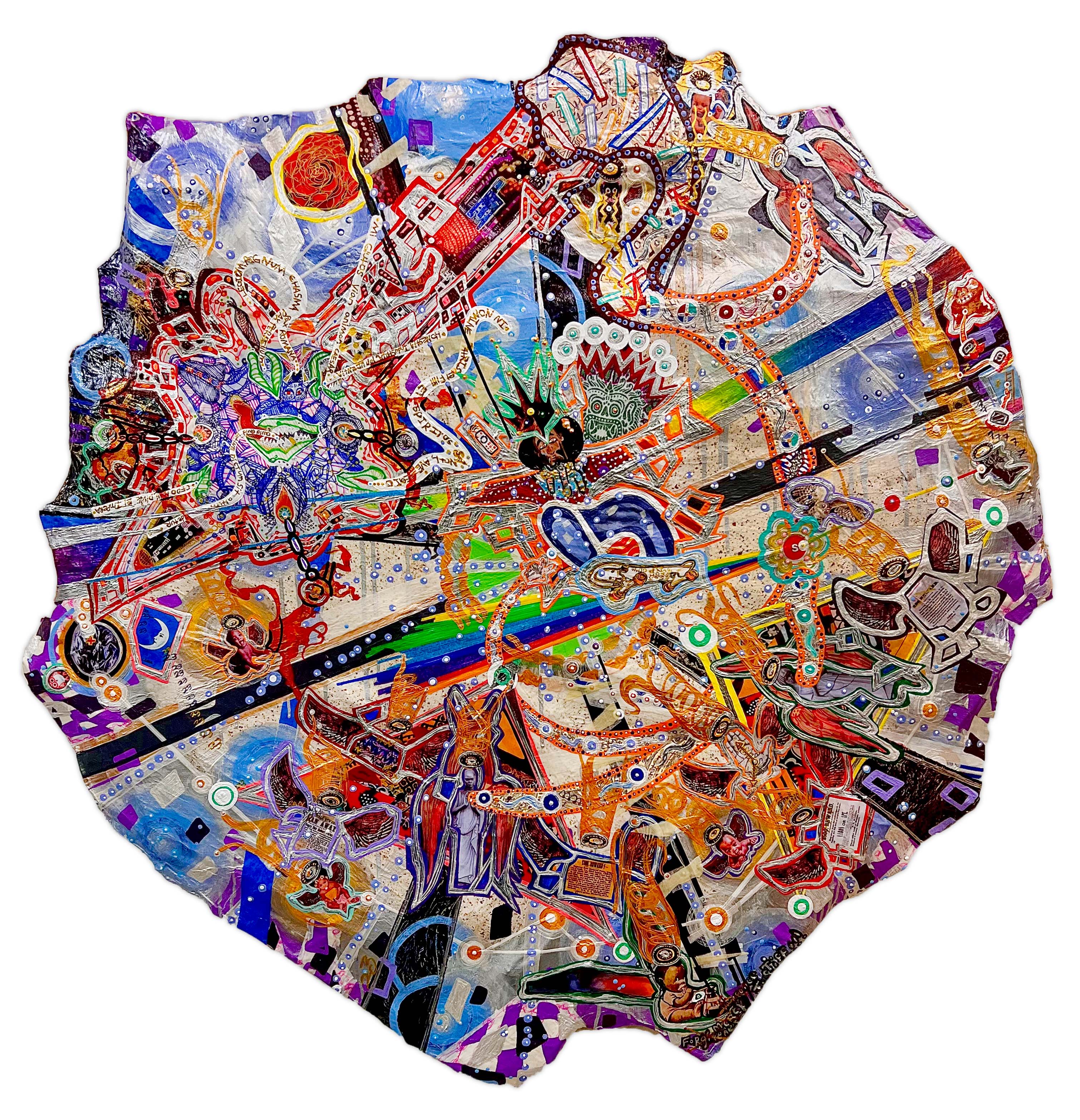 Anthony Smith Jr. – Abstract Narrative Painting