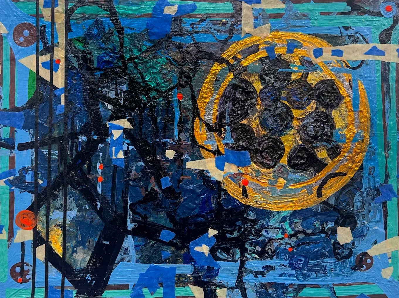 Anthony Smith Jr. – Abstract Narrative Painting